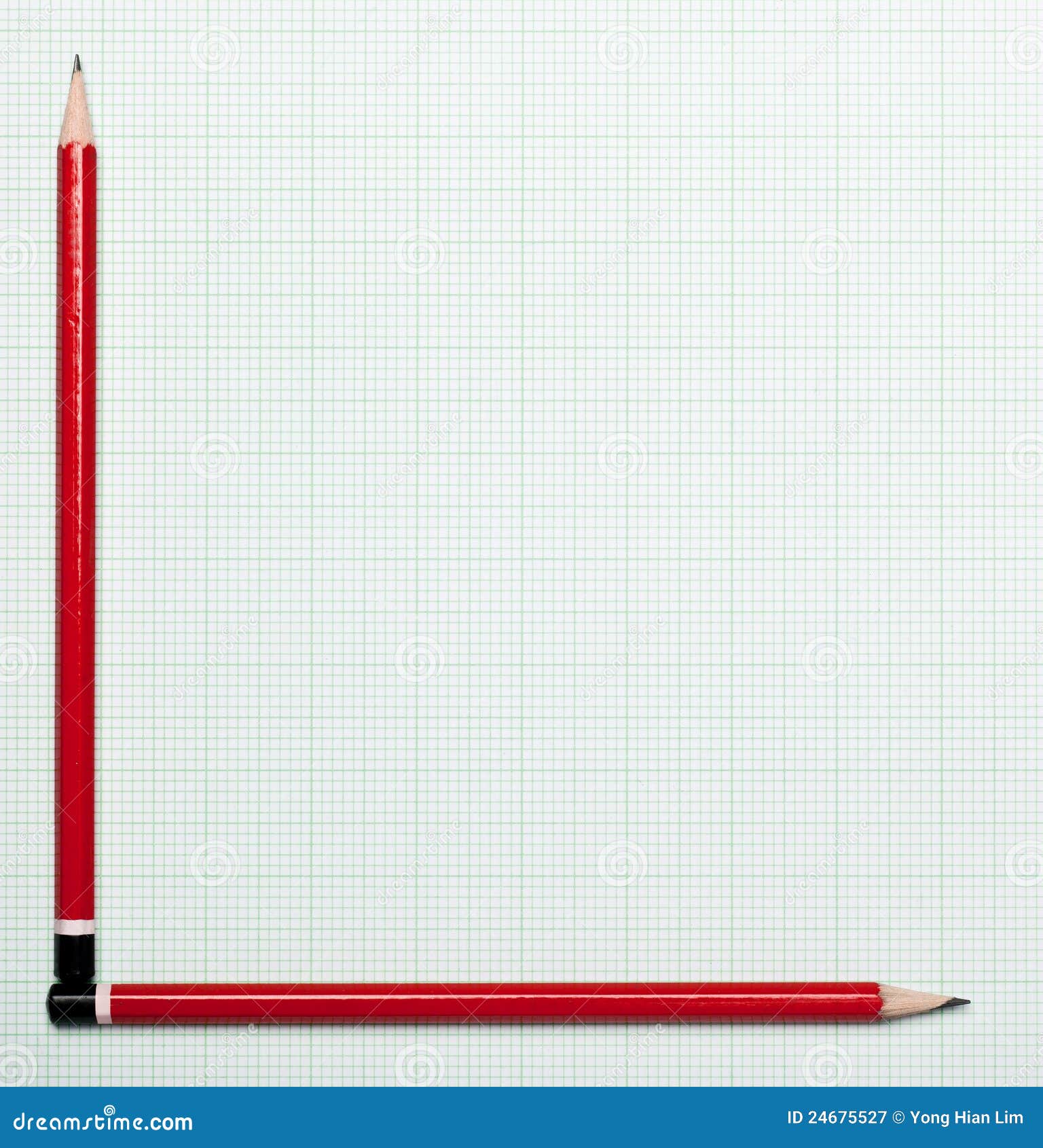 Graph Paper with Pencil Axis Stock Image - Image of grid, chart: 24675527