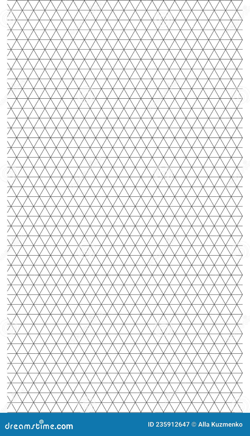 Graph Paper. Printable Isometric Color Grid Paper with Color Lines ...