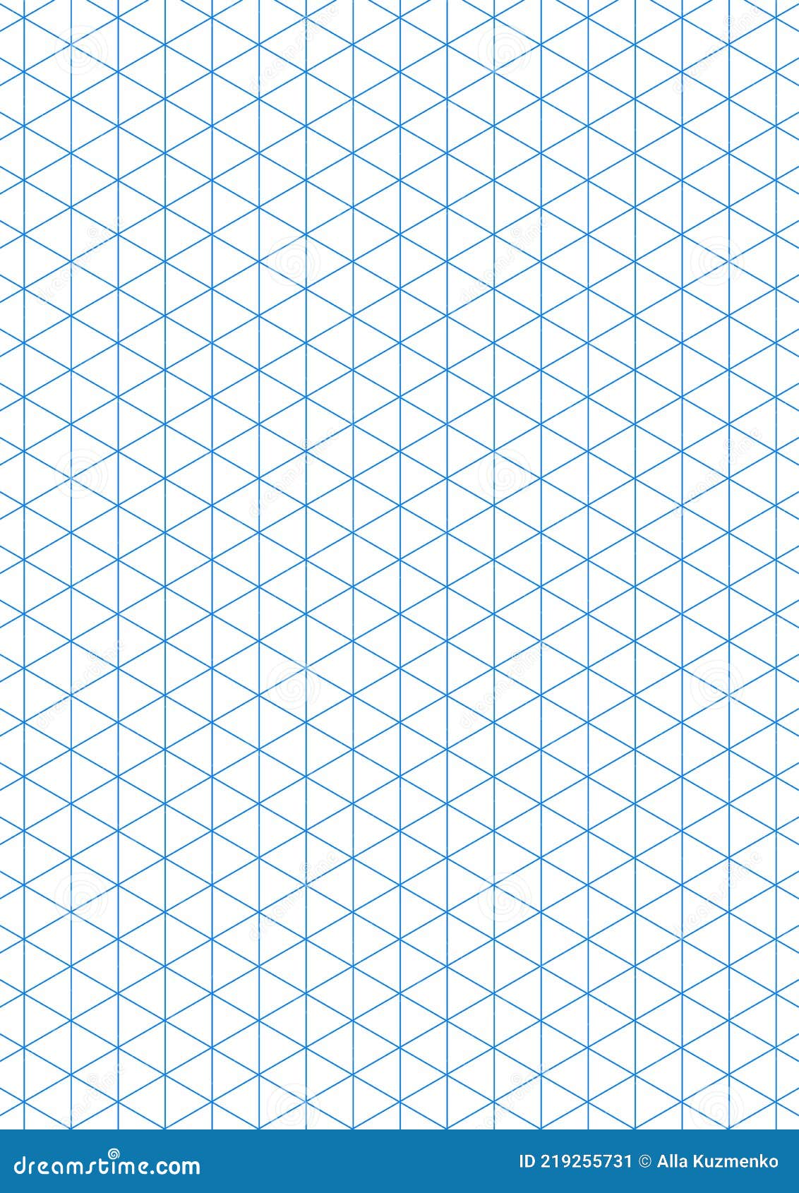 Graph Paper. Printable Isometric Color Grid Paper with Color Lines ...