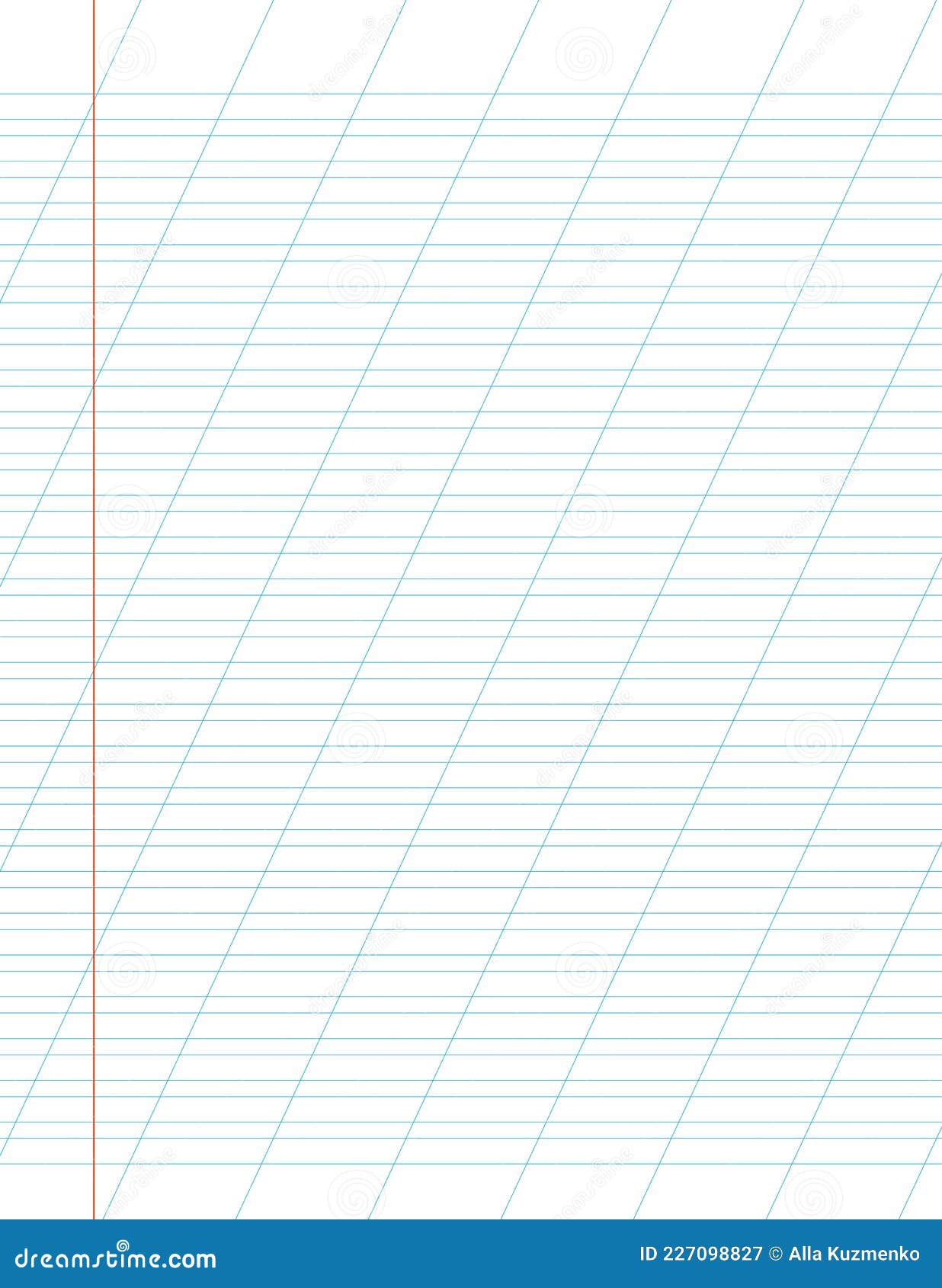 Graph Paper. Printable Lined Grid Paper with Color Horisontal, Diagonal ...