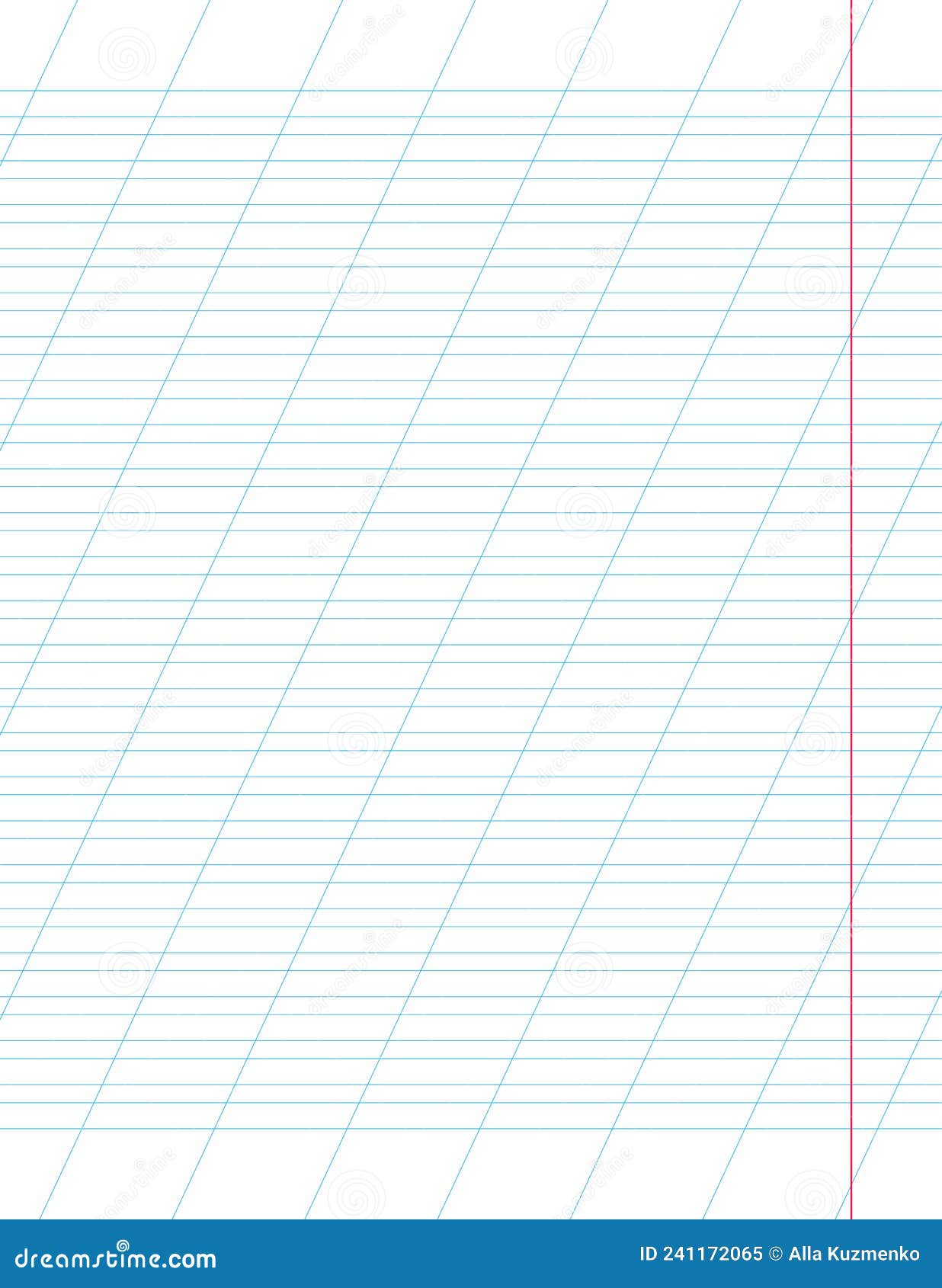 Graph Paper. Printable Lined Grid Paper with Color Horisontal, Diagonal ...
