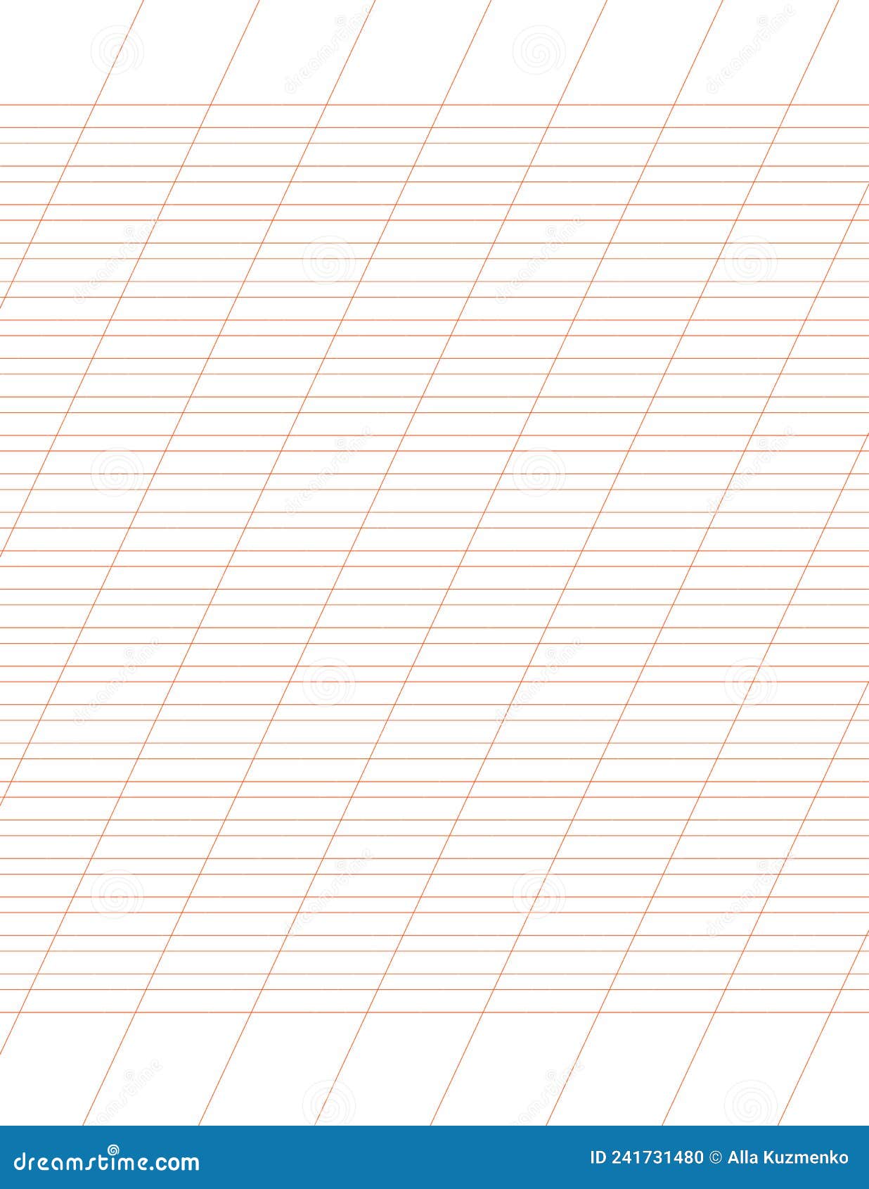 Graph Paper. Printable Lined Grid Paper with Color Horisontal, Diagonal ...