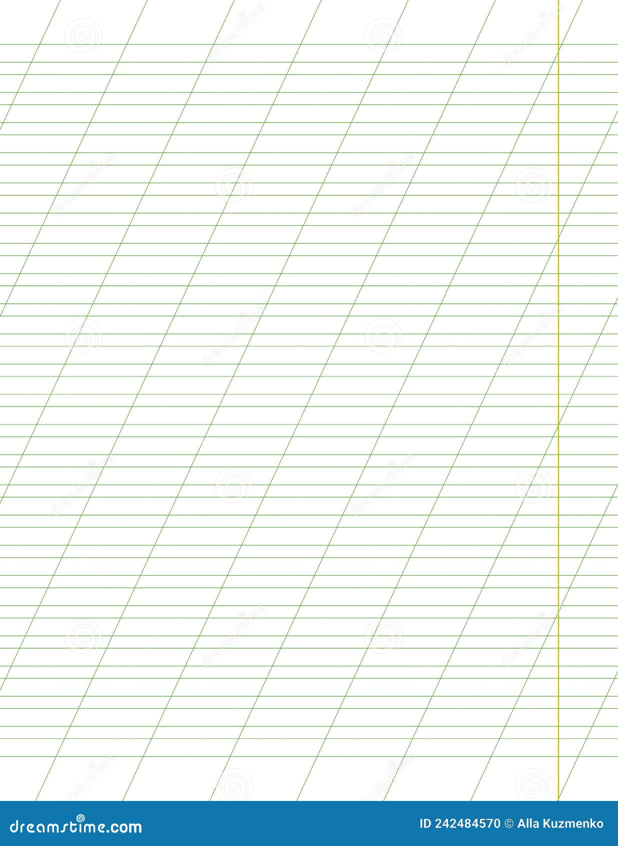 Graph Paper. Printable Lined Grid Paper with Color Horisontal, Diagonal ...