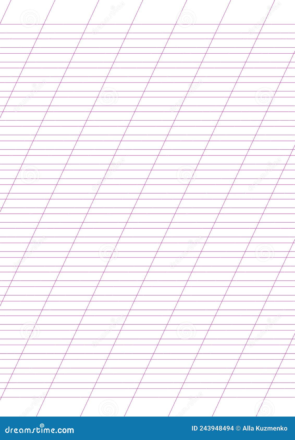 Graph Paper. Printable Lined Grid Paper with Color Horisontal, Diagonal ...