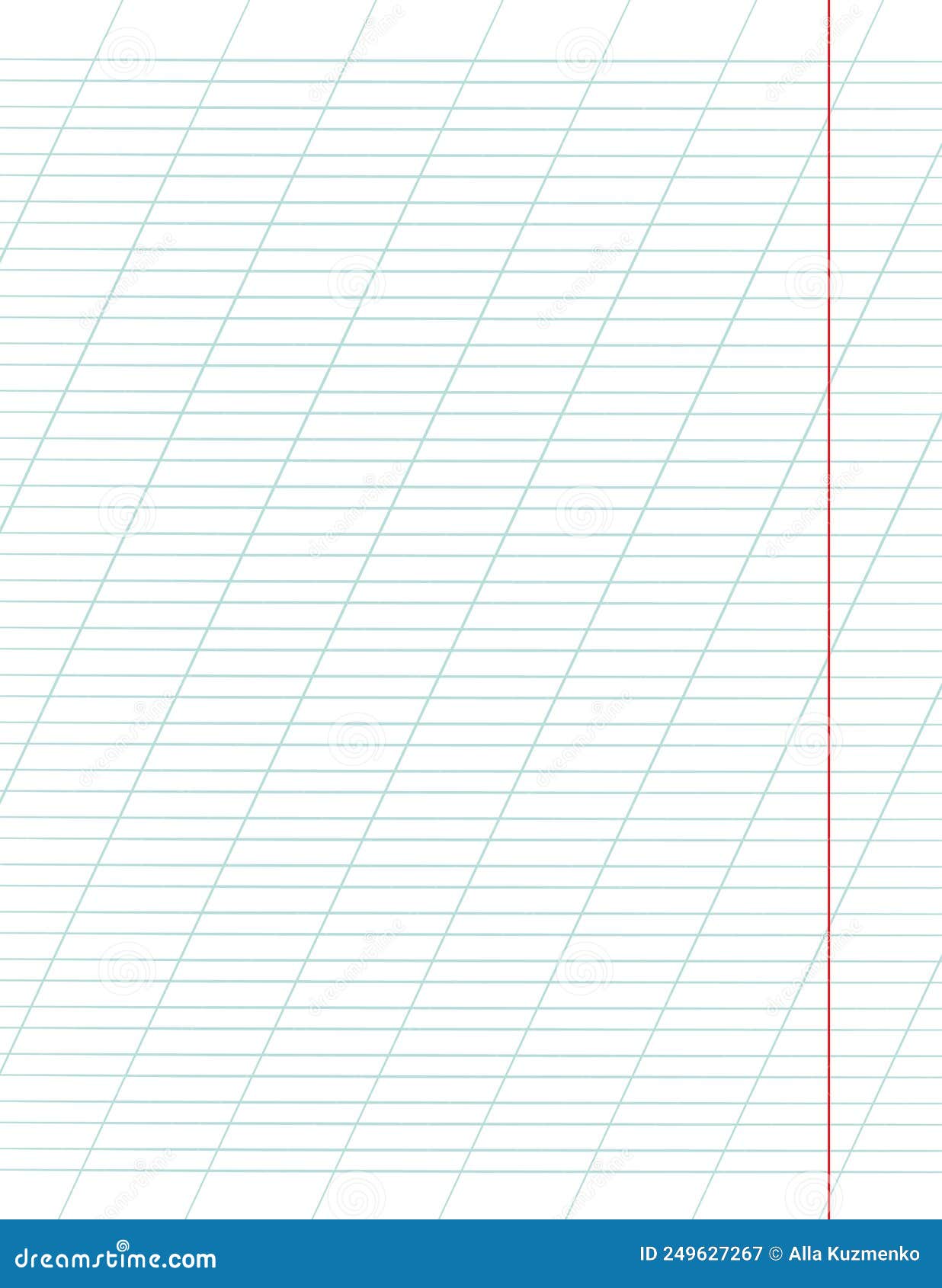 Graph Paper. Printable Lined Grid Paper with Color Horisontal, Diagonal ...