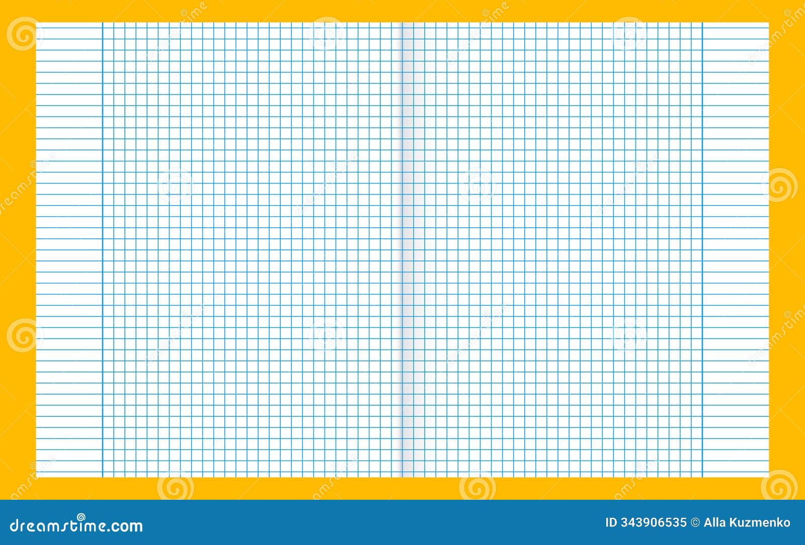 Graph Paper. Printable Lined and Squared Grid Paper with Color Lines ...