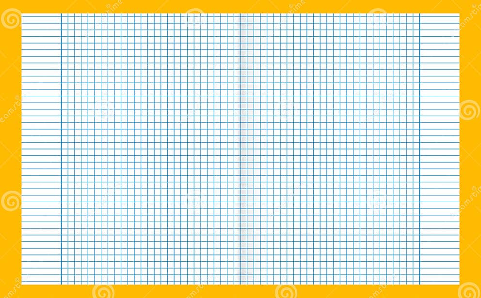 Graph Paper. Printable Lined and Squared Grid Paper with Color Lines ...