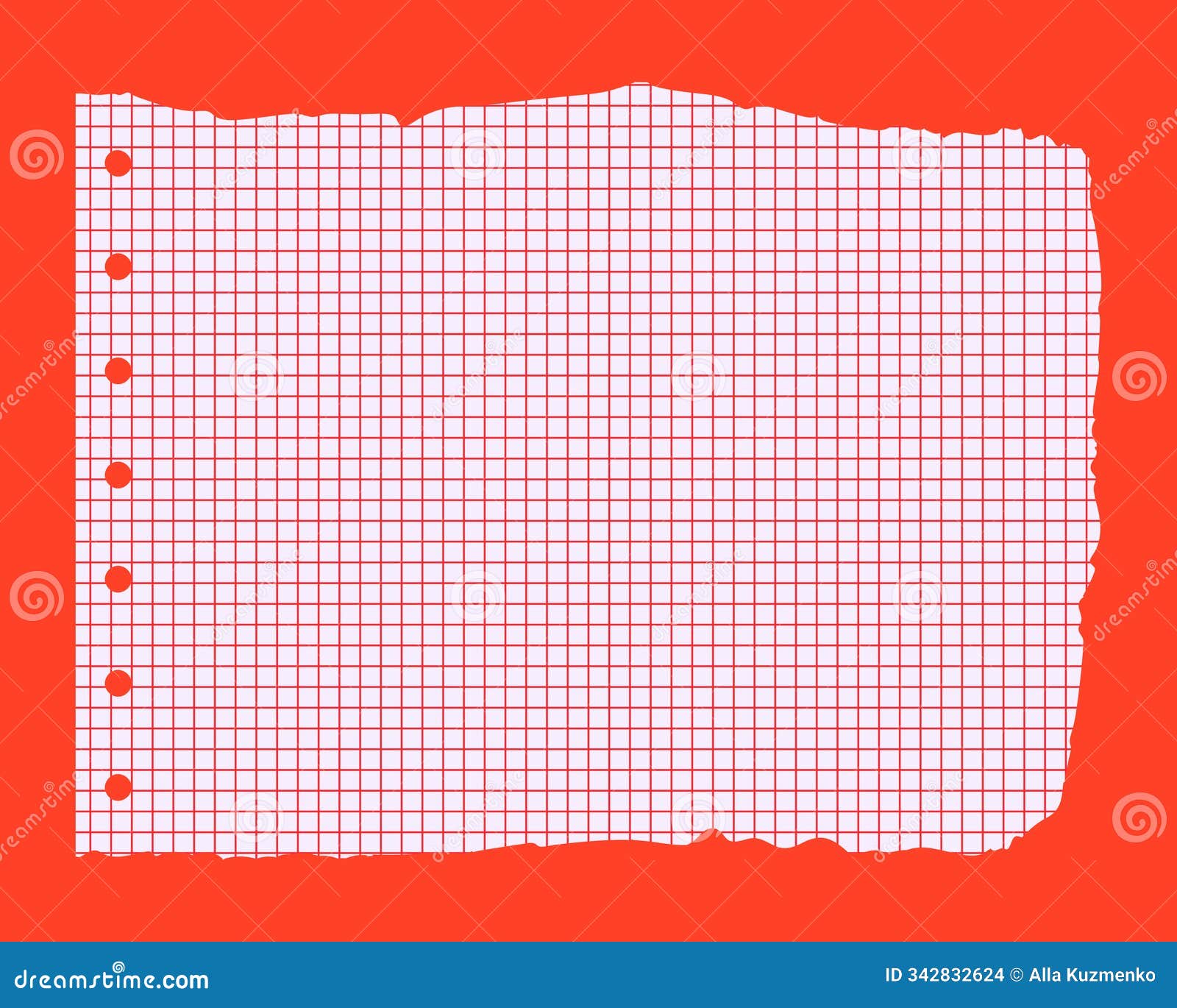 Graph Paper. Printable Lined and Squared Grid Paper with Color Lines ...