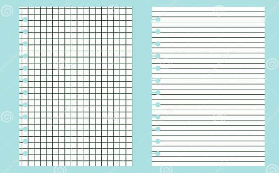 Graph Paper. Printable Lined and Squared Grid Paper with Color Lines ...