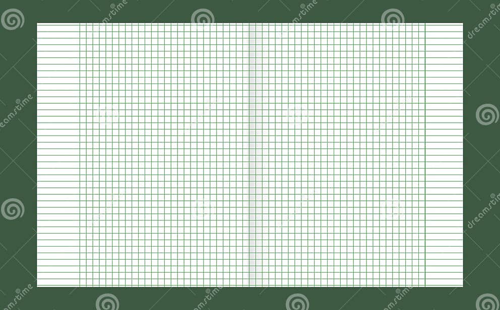 Graph Paper. Printable Lined and Squared Grid Paper with Color Lines ...