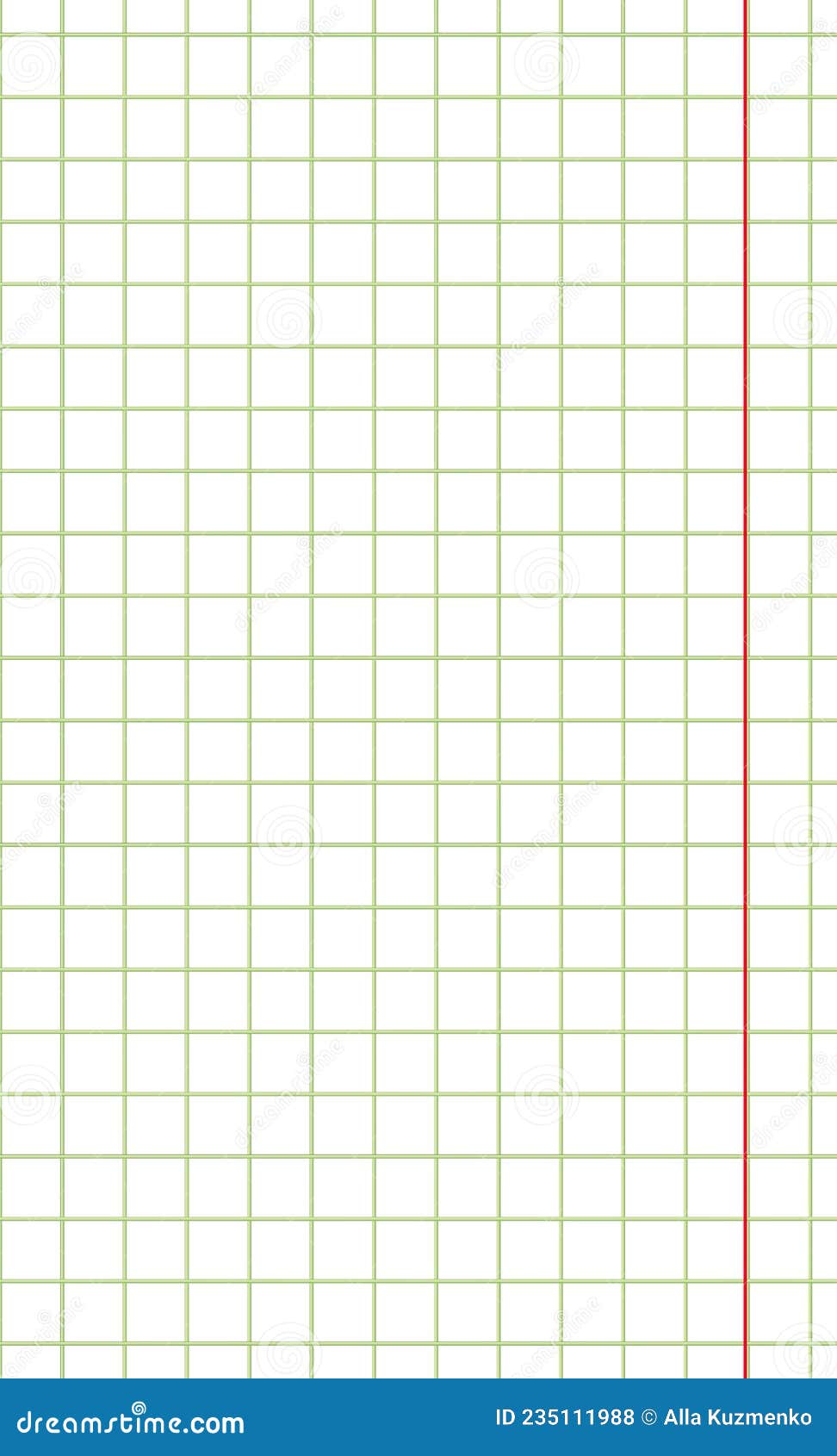Graph Paper. Printable Squared Grid Paper with Color Horizontal Lines ...
