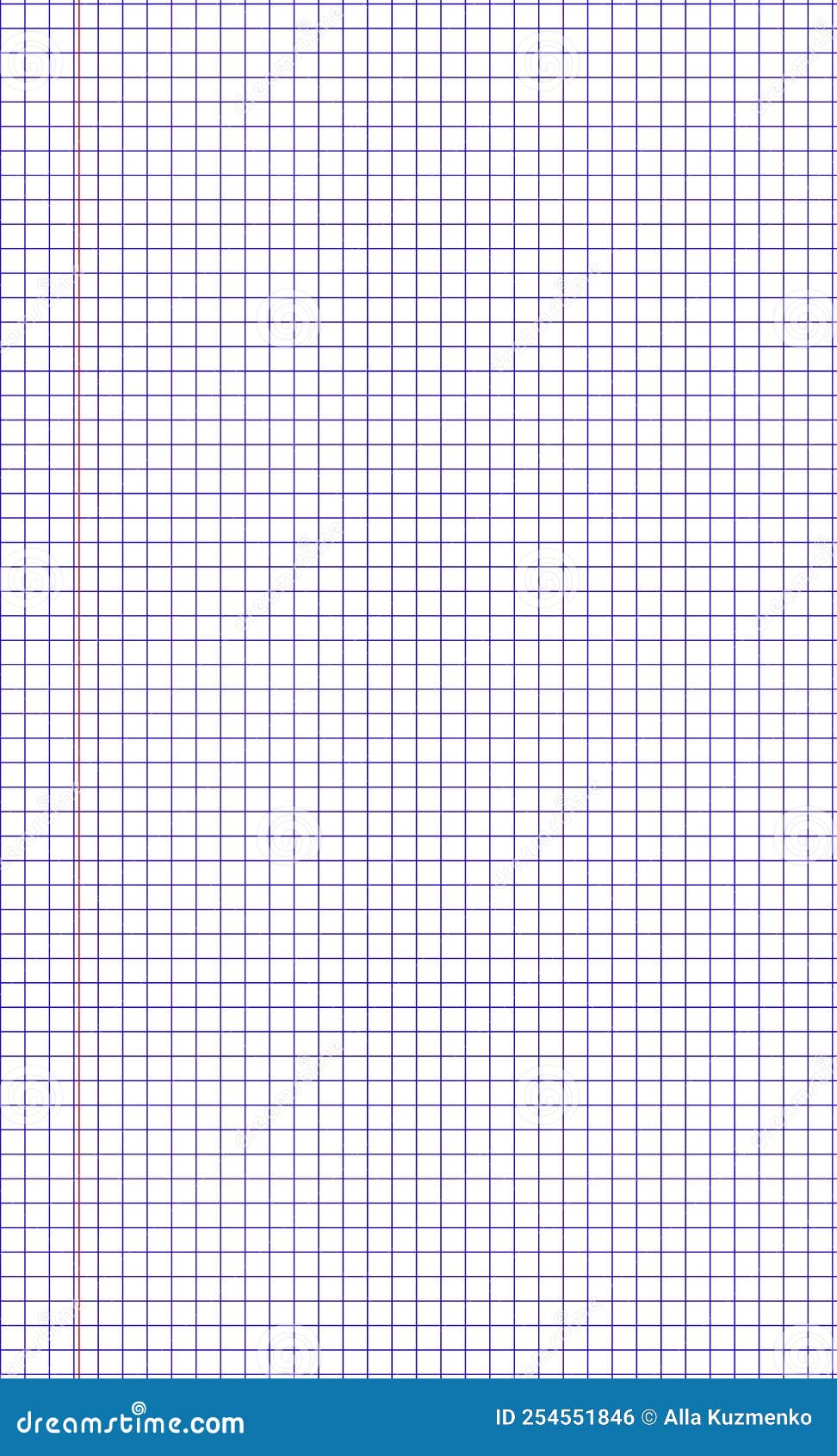 Graph Paper. Printable Squared Grid Paper with Color Horizontal Lines ...