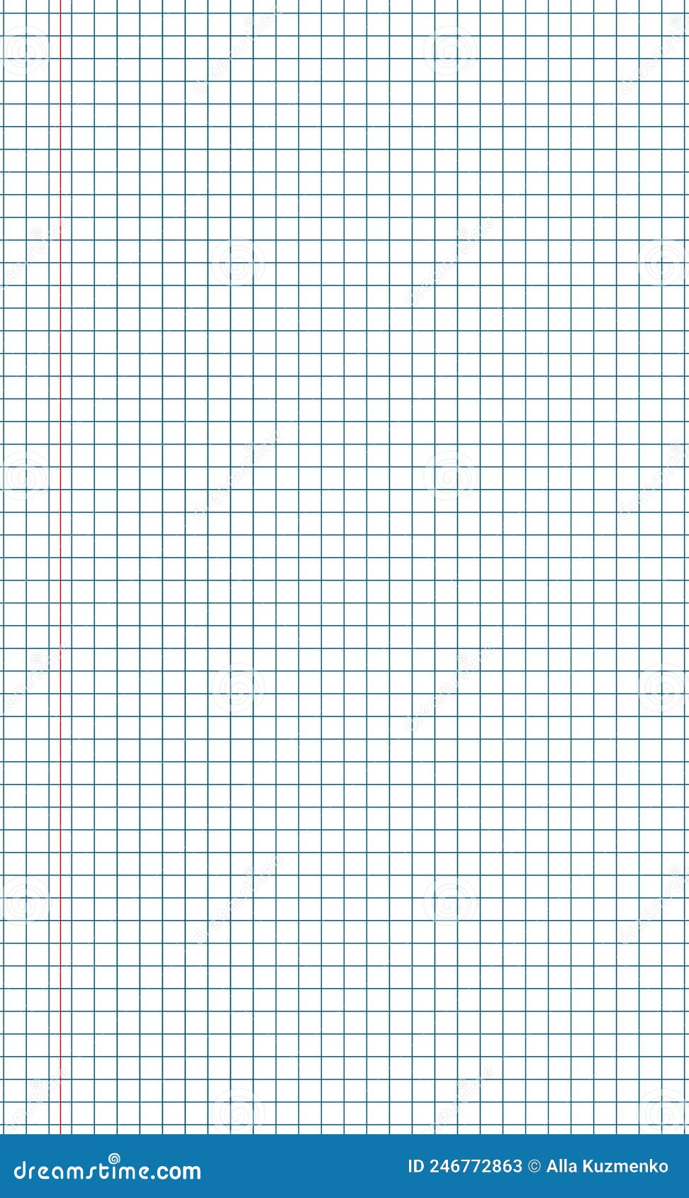 Graph Paper. Printable Squared Grid Paper with Color Horizontal Lines ...
