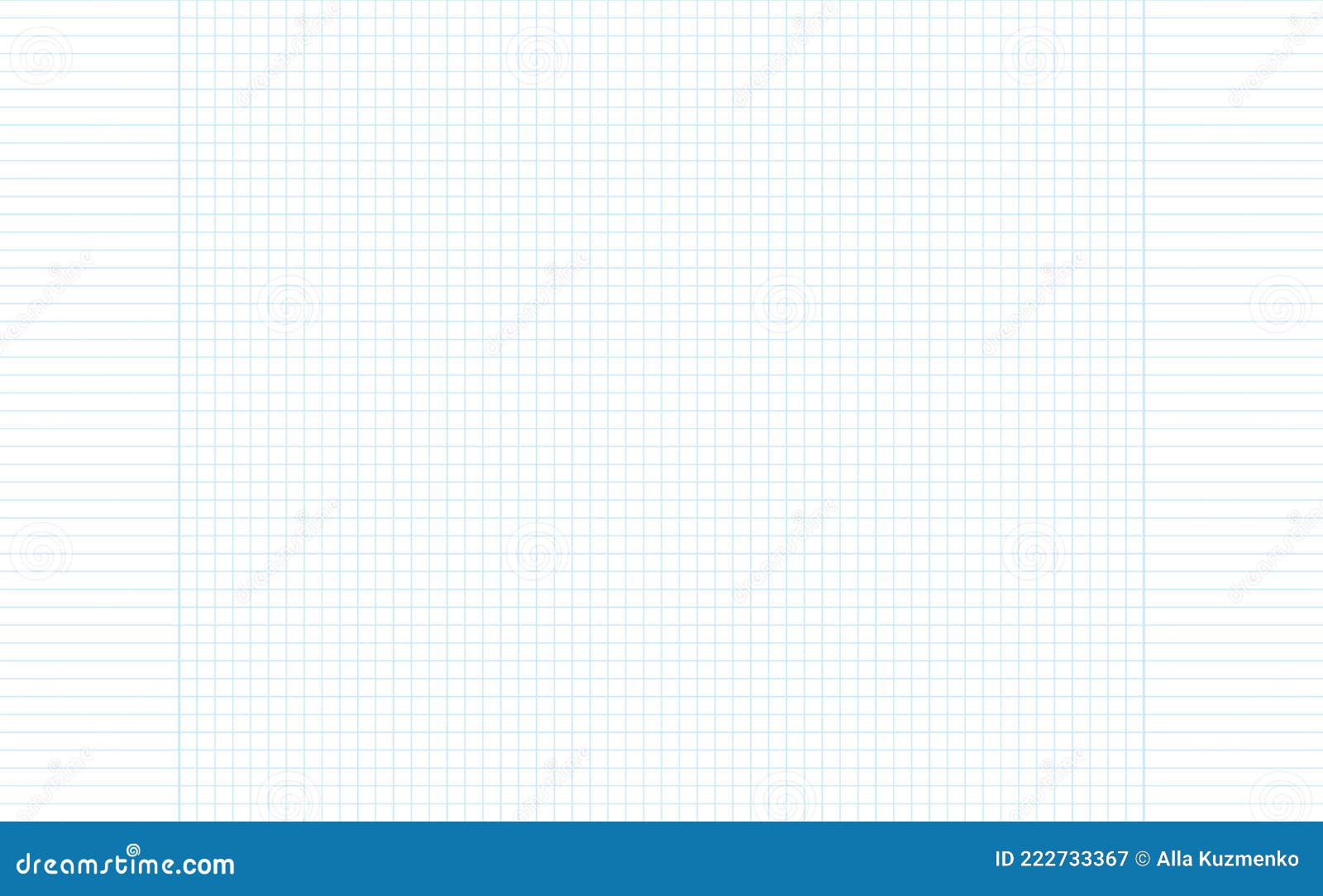 Graph Paper. Printable Squared Grid Paper with Color Horizontal Lines ...