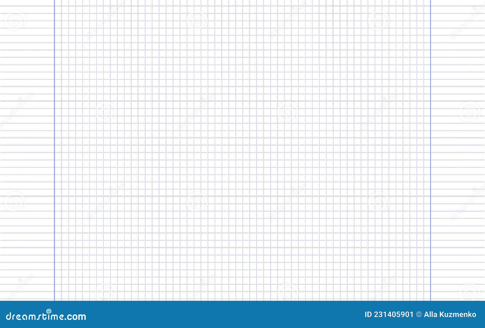 Graph Paper. Printable Squared Grid Paper with Color Horizontal Lines ...