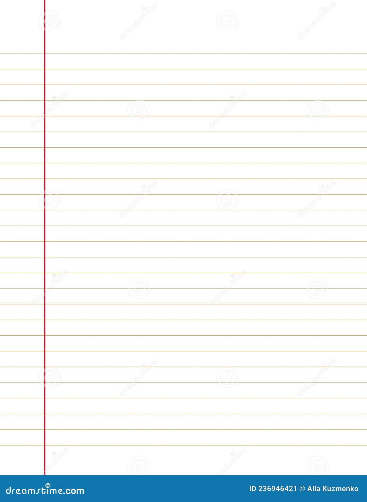 Graph Paper. Printable Striped Grid Paper with Color Horizontal Lines ...