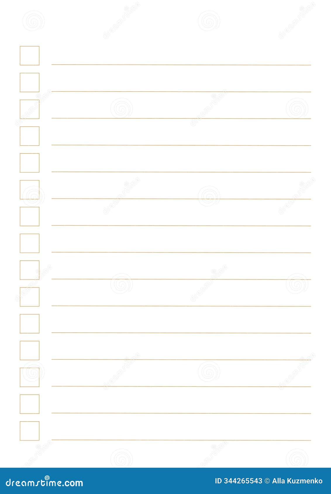 Graph Paper. Printable To Do List with Check Boxes, Checklist, Grid ...