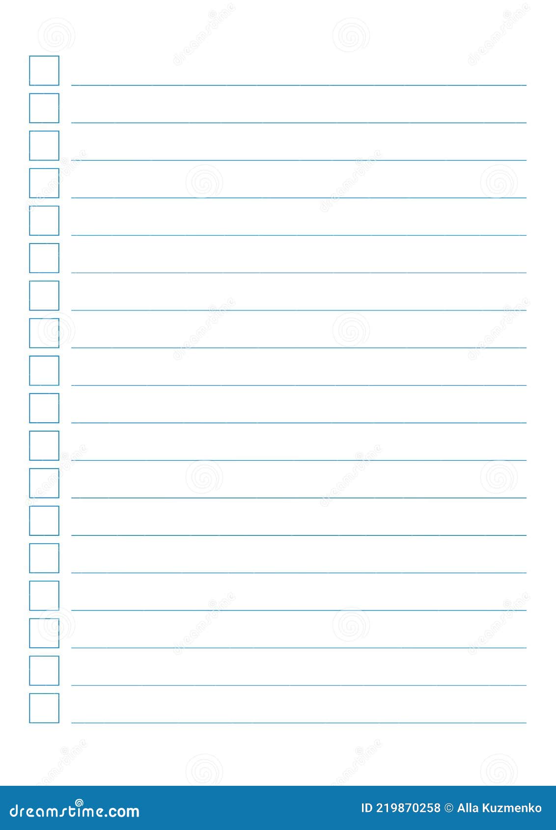 Graph Paper. Printable To Do List with Check Boxes, Checklist, Grid ...