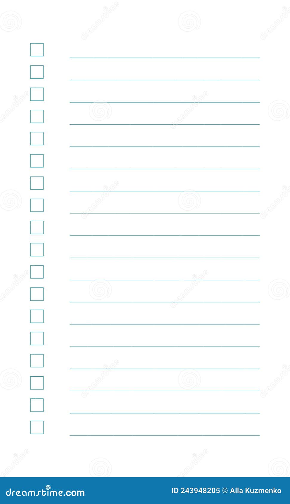 Graph Paper. Printable To Do List with Check Boxes, Checklist, Grid ...