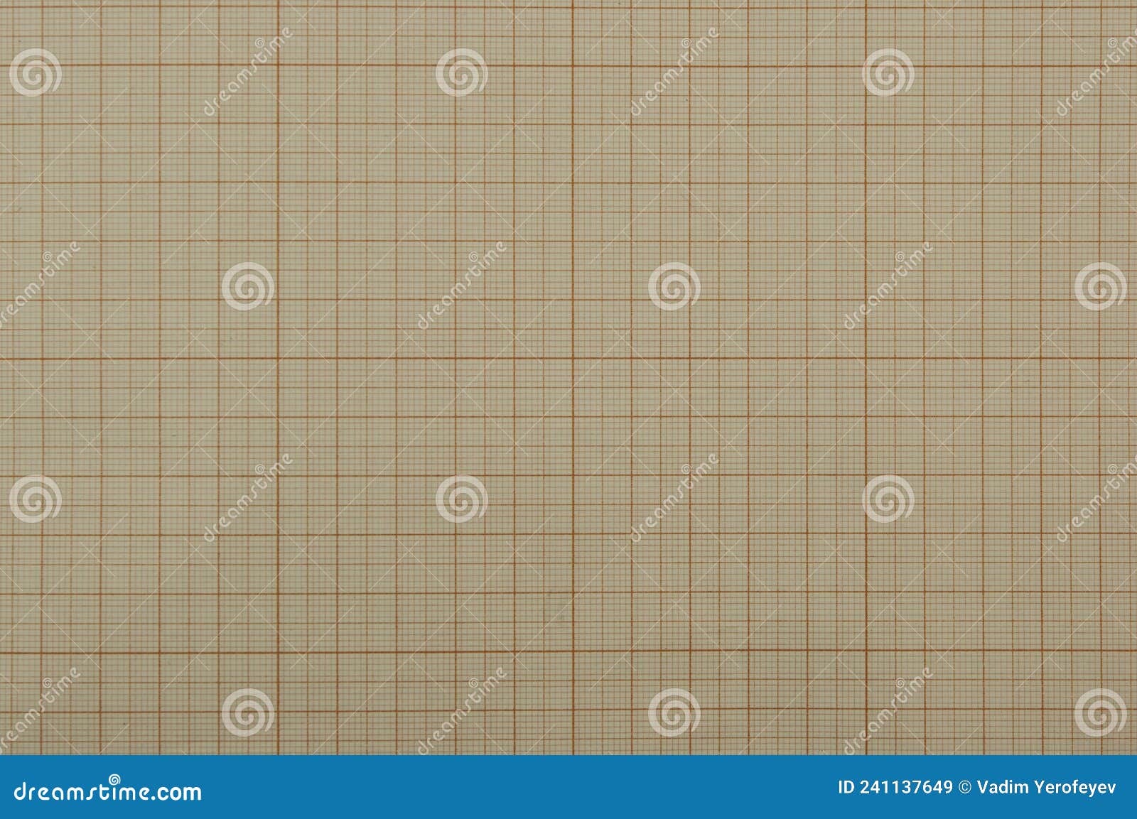 Graph Paper with Quartered Sub Sections. Light Brown Line Stock Image ...