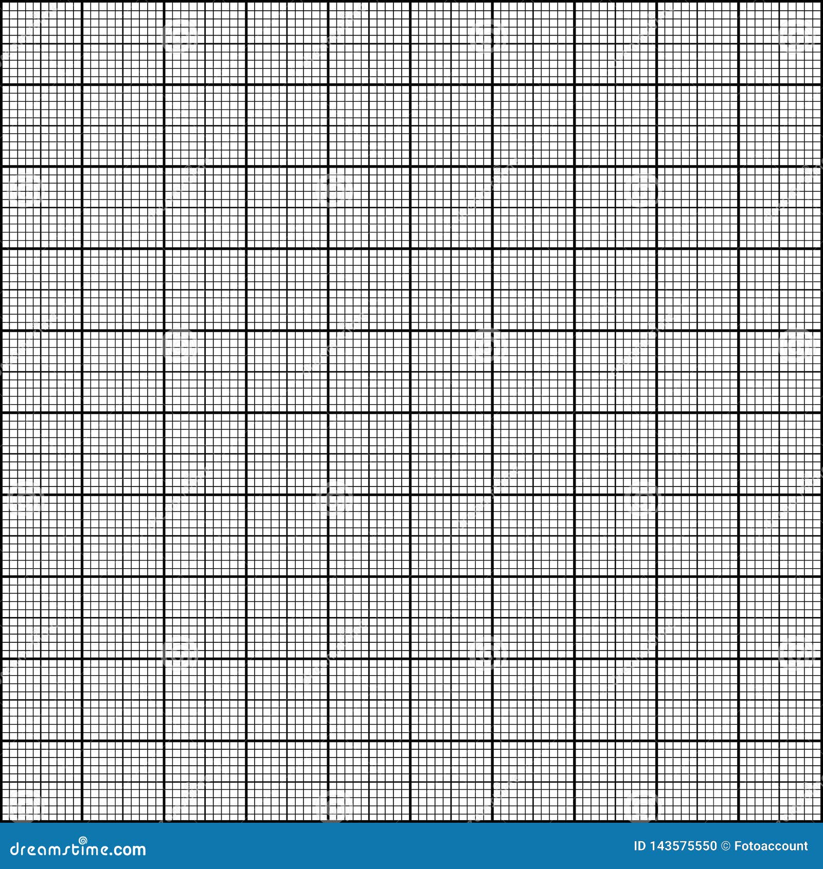 Graph Paper - Seamless Pattern Over White Background - Vector ...