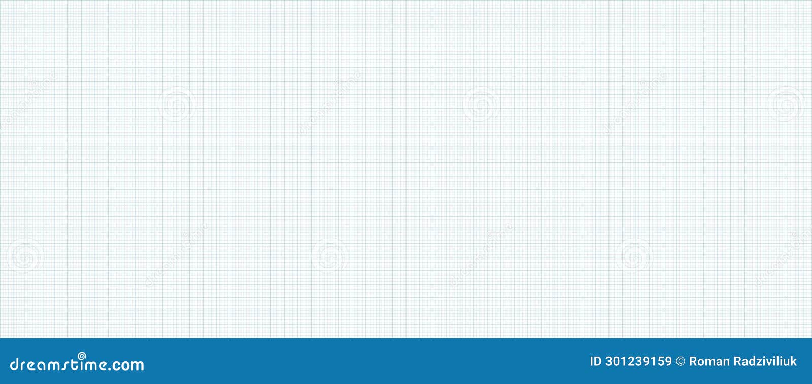 Graph Paper Technical Drawing Paper in Soft Blue Stock Illustration ...