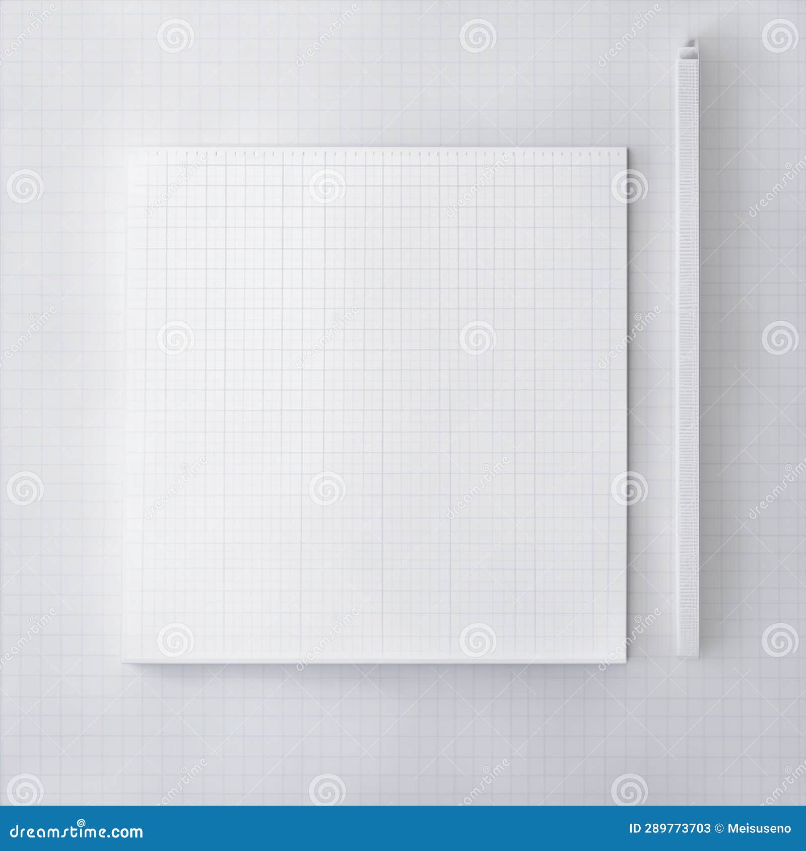 Graph Paper View from Above Illustration Stock Illustration ...