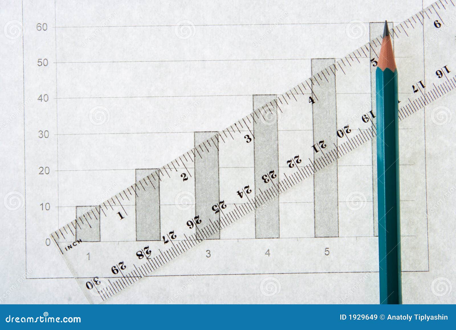 Graph pencil line scale stock image. Image of figure, numerate - 1929649