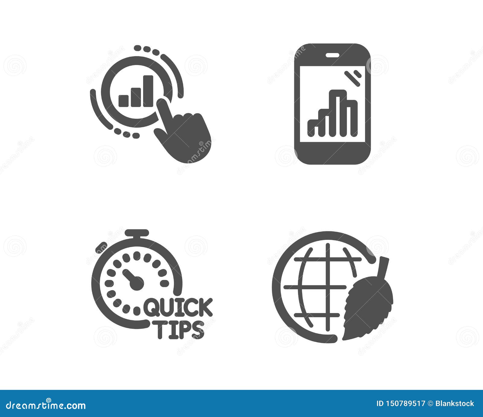 Graph Set Environment Diagram Infographic Icon Business Chart Vector ...