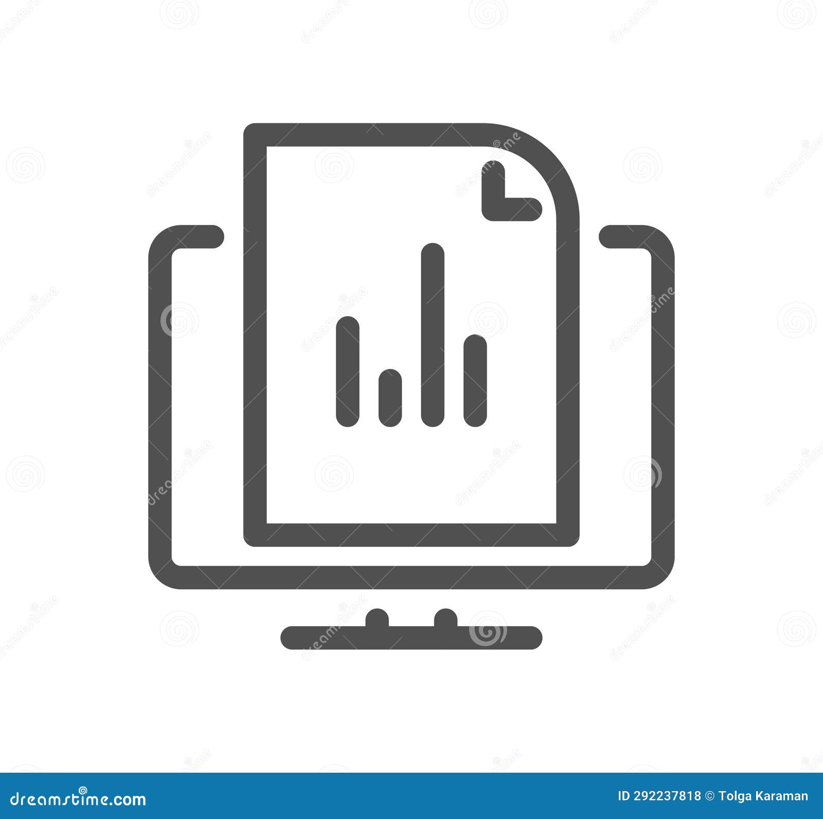Graph related icon. stock illustration. Illustration of increase ...