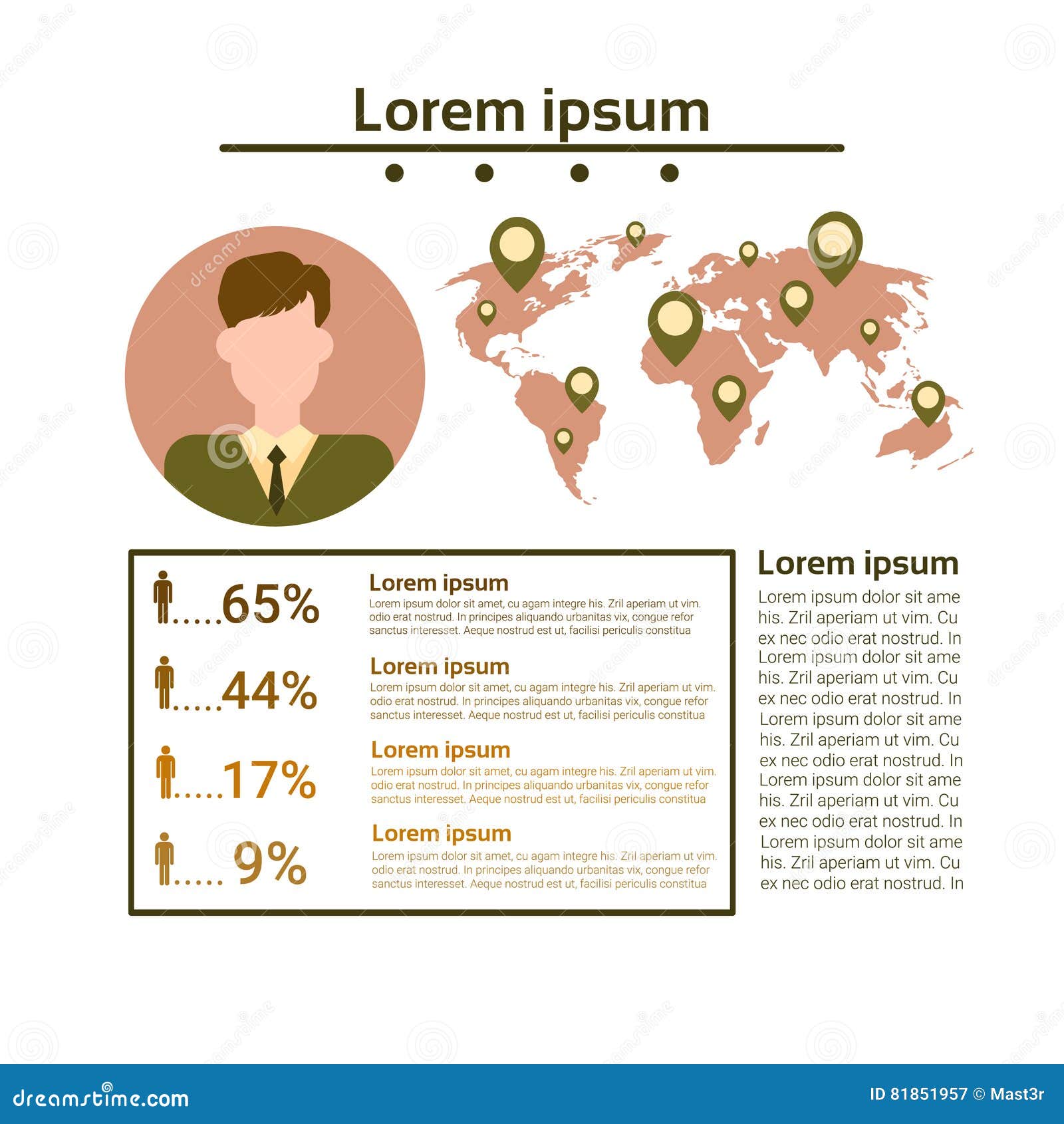 Graph Set Human Resources Infographic Icon Business Network Chart Stock ...