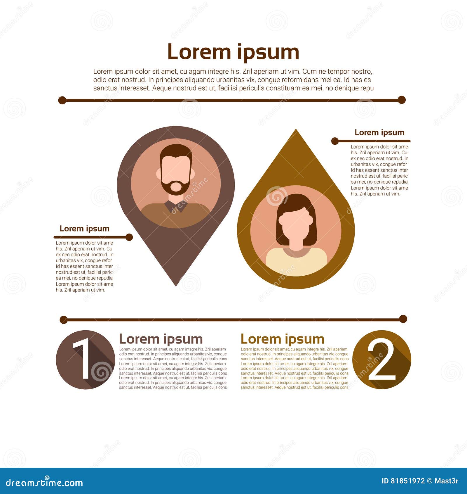Graph Set Human Resources Infographic Icon Business Network Chart Stock ...