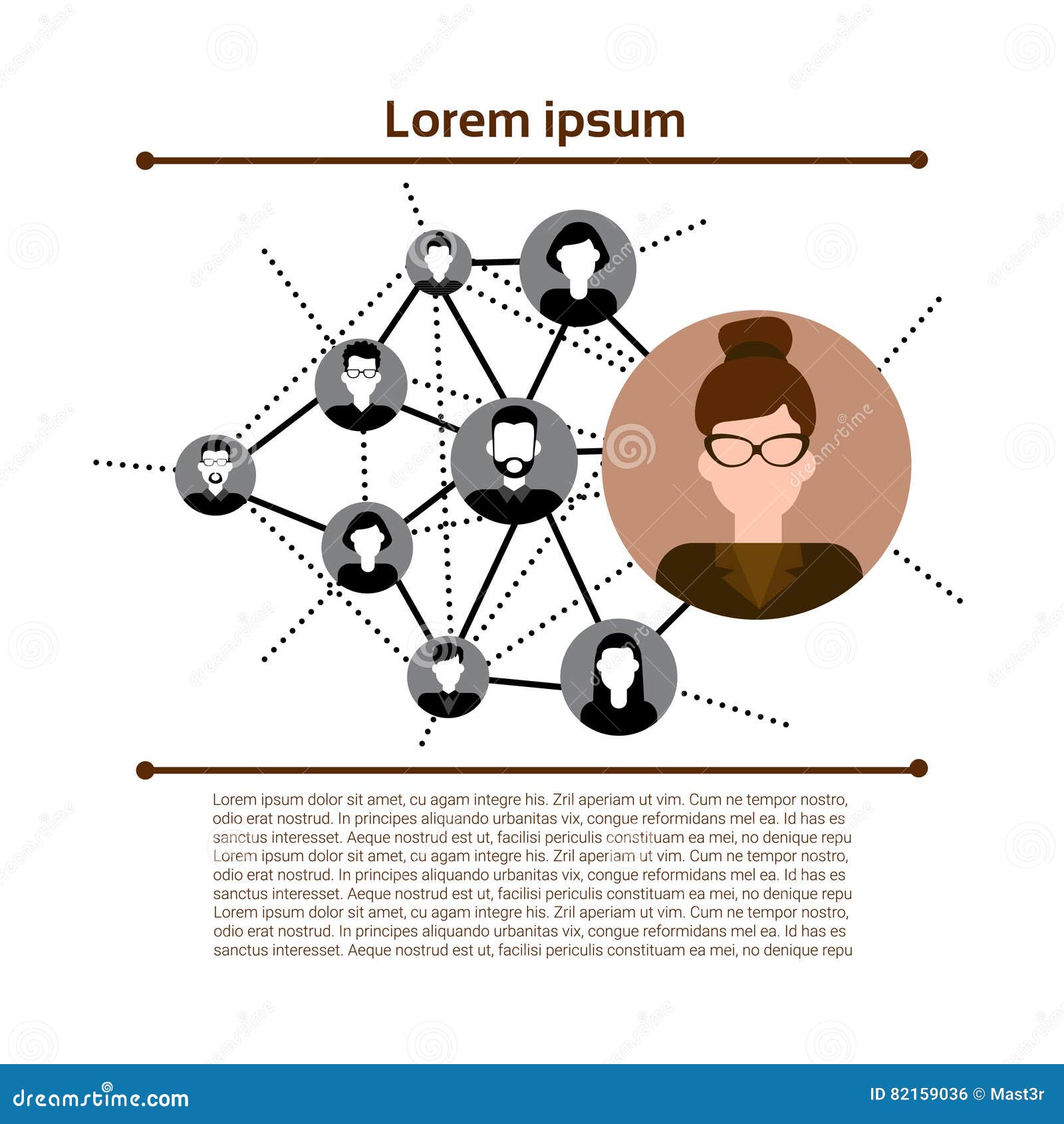Graph Set Human Resources Infographic Icon Business Network Chart Stock ...