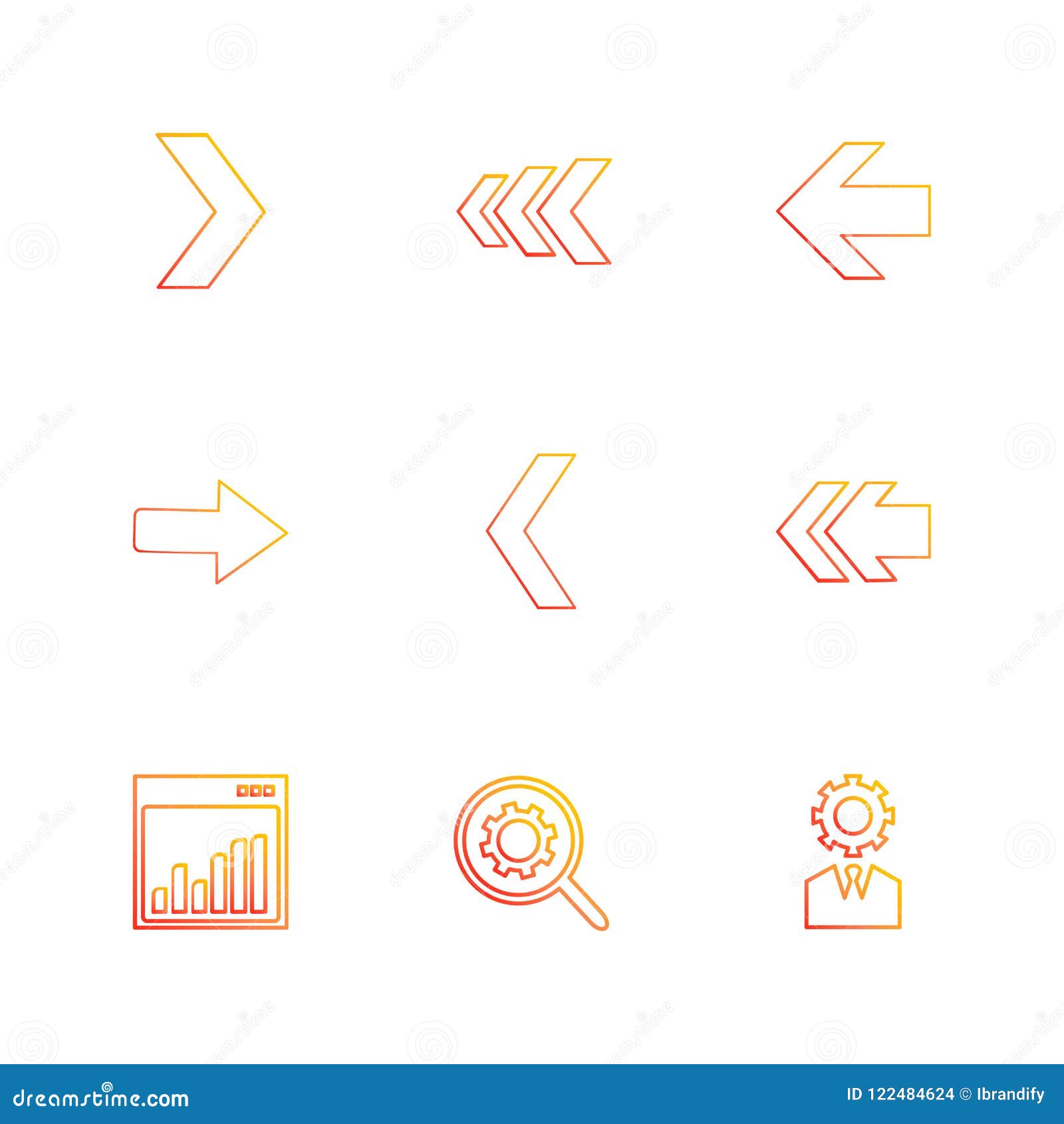 Graph , Setting , Gear , Arrows , Directions , Left , Right , Po Stock ...