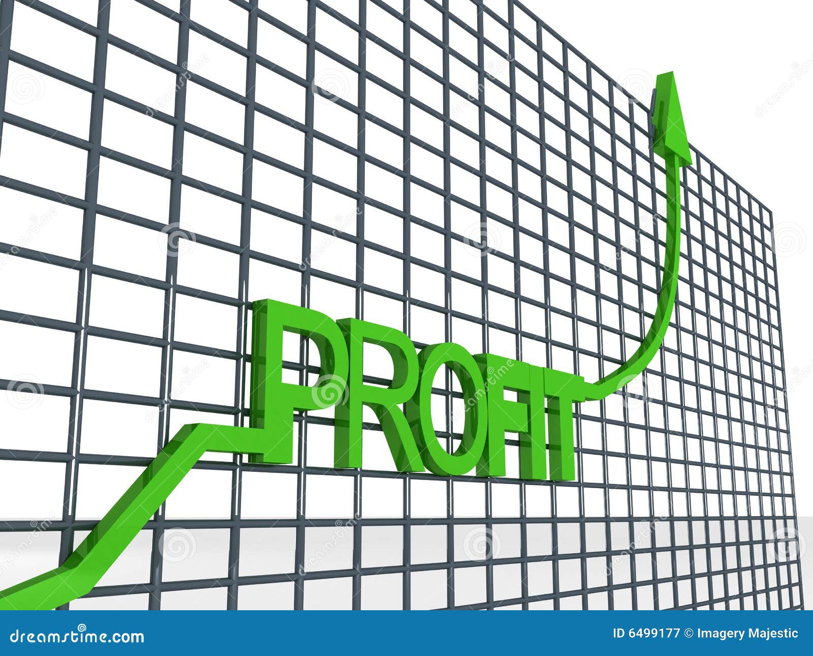 Graph showing profit stock illustration. Illustration of arrow - 6499177