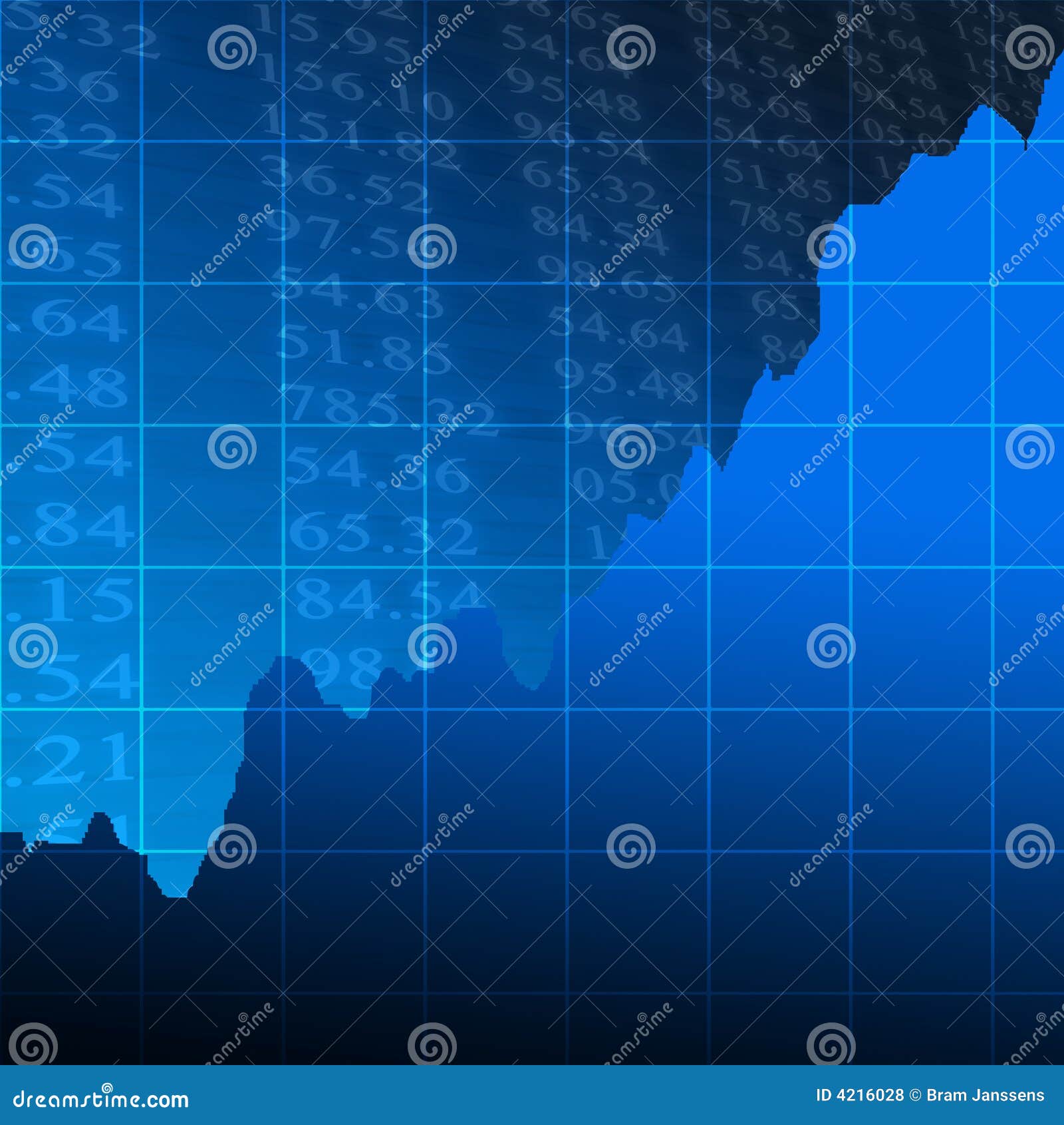 Graph showing success stock illustration. Illustration of success - 4216028