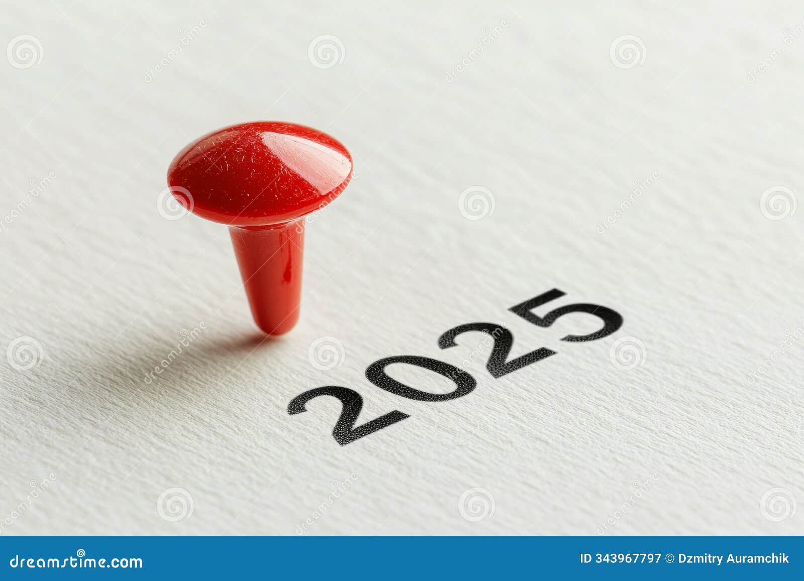 Graph Showing Year 2025 on Timeline Calendar. 3D Rendering Stock ...