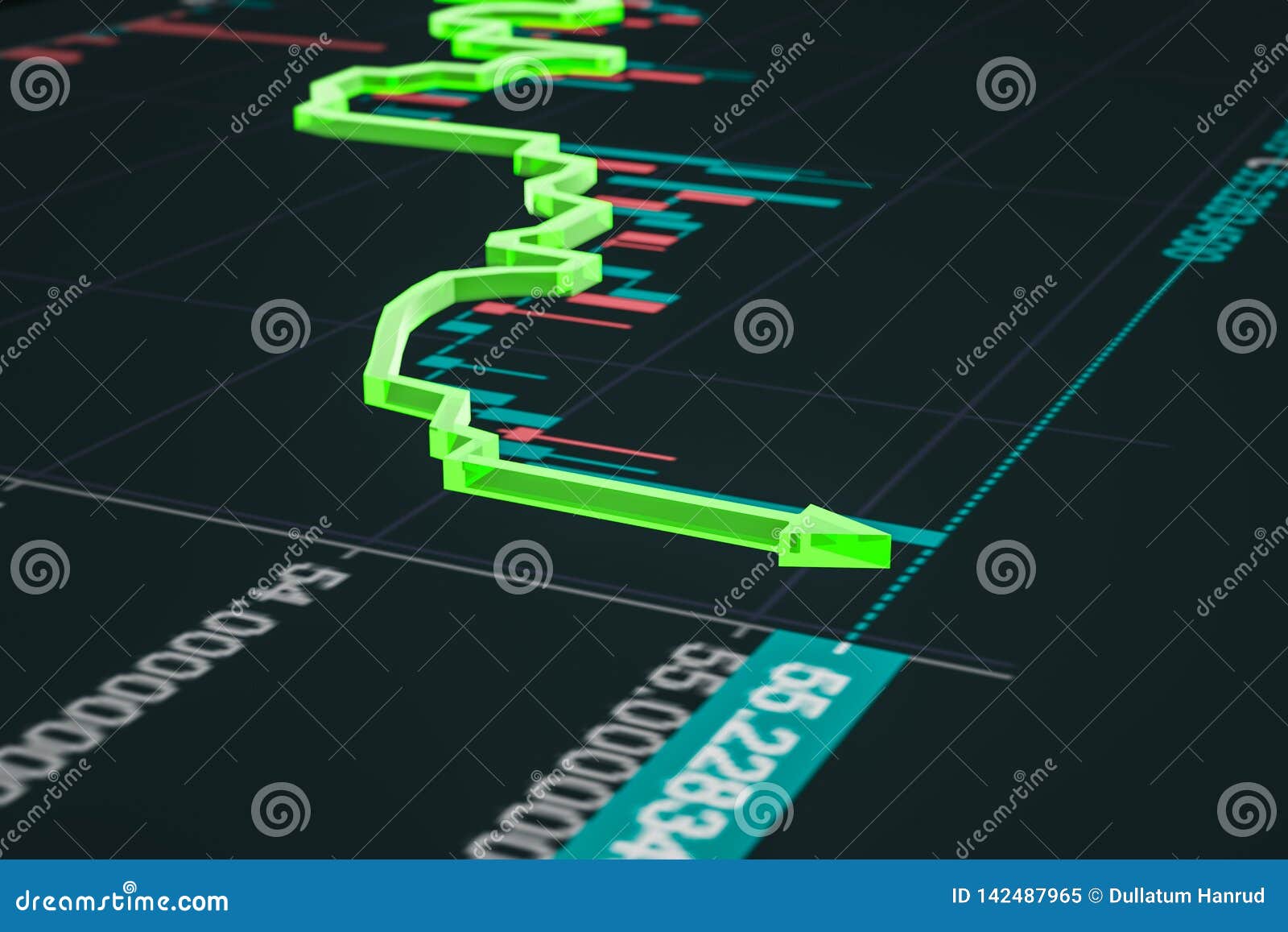The graph soaring stock illustration. Illustration of business - 142487965