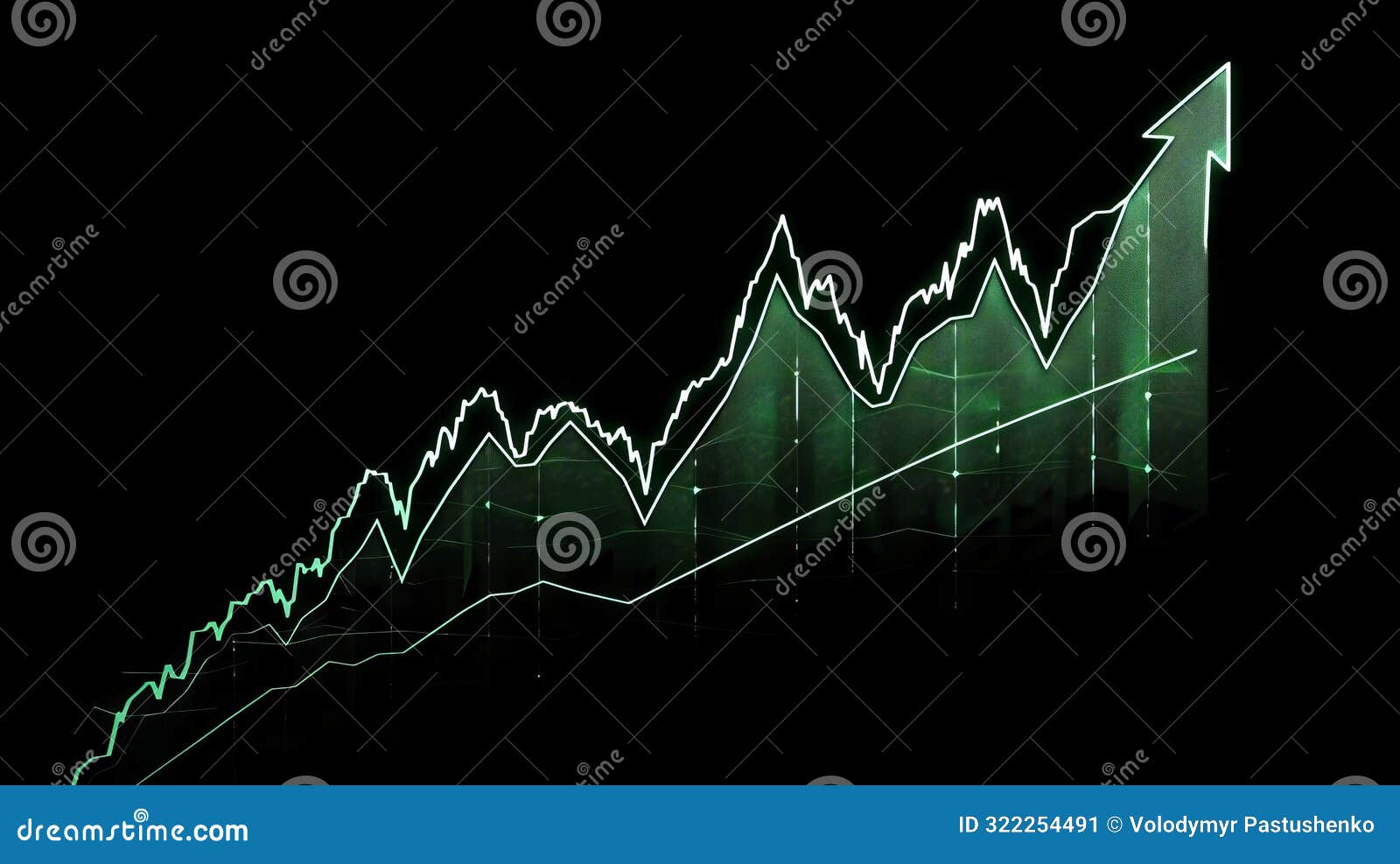A Graph of a Stock Market Chart Stock Image - Image of line, chart ...