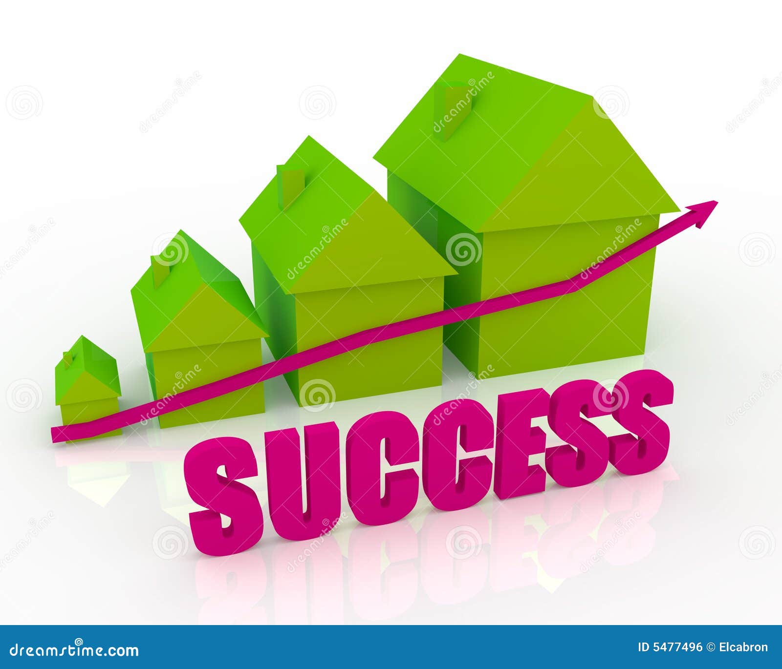 Graph of success stock illustration. Illustration of increase - 5477496