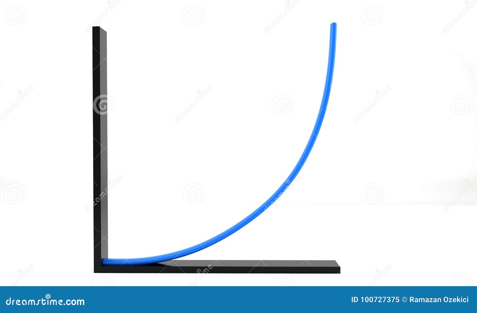 Graph Trendline of Background, 3d Stock Illustration - Illustration of ...