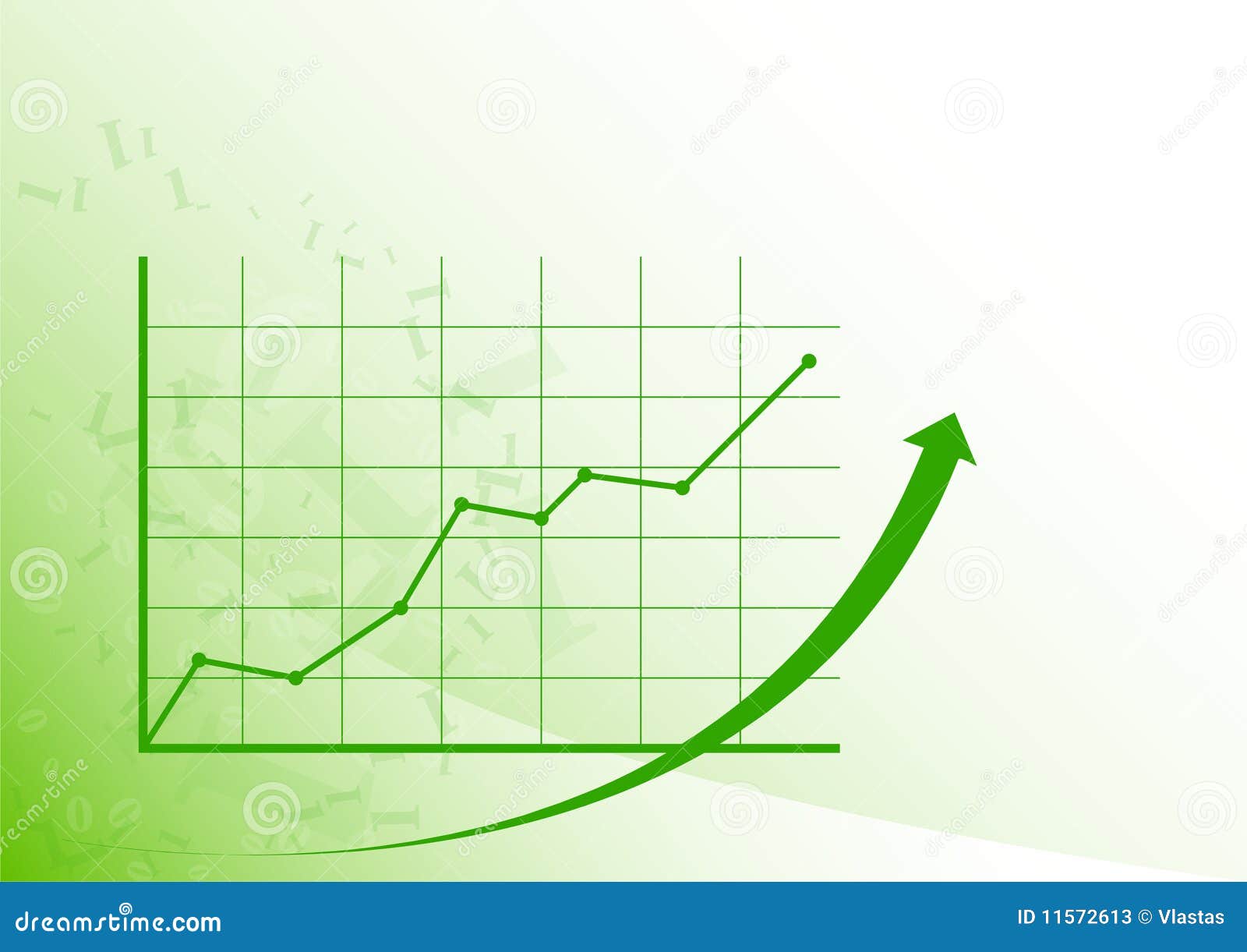 Graph up stock vector. Illustration of chart, information - 11572613
