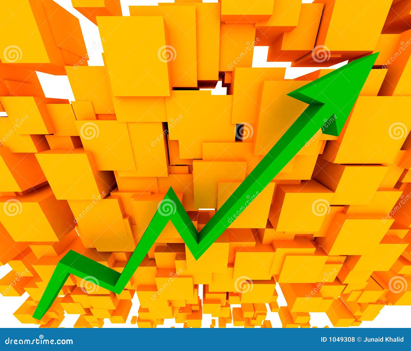 Graph Up Arrow Royalty Free Stock Photos - Image: 1049308