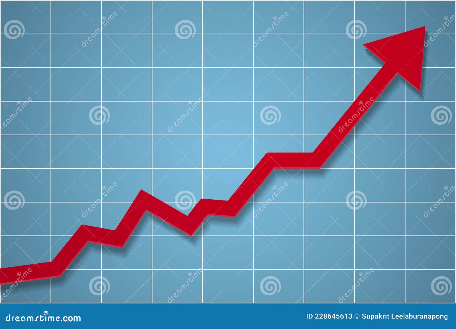 Graph up concept stock vector. Illustration of diagram - 228645613