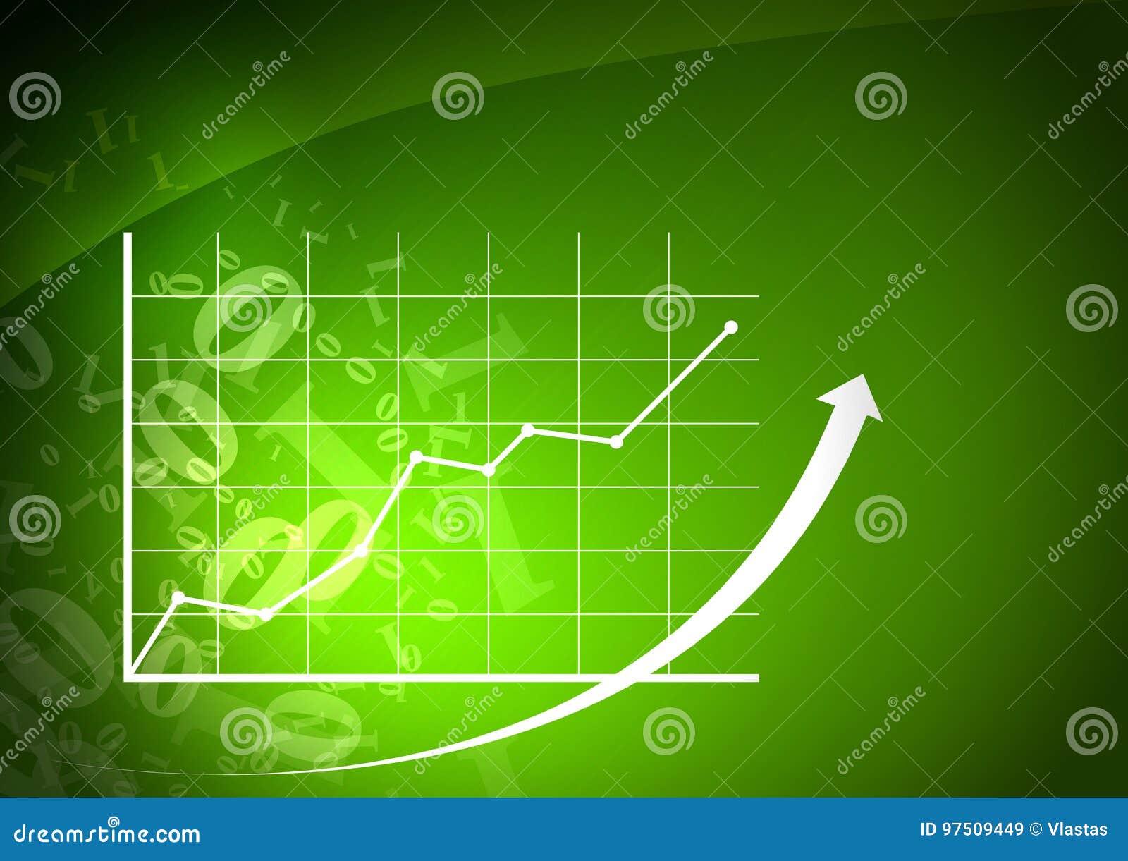 Graph up stock illustration. Illustration of enterprise - 97509449