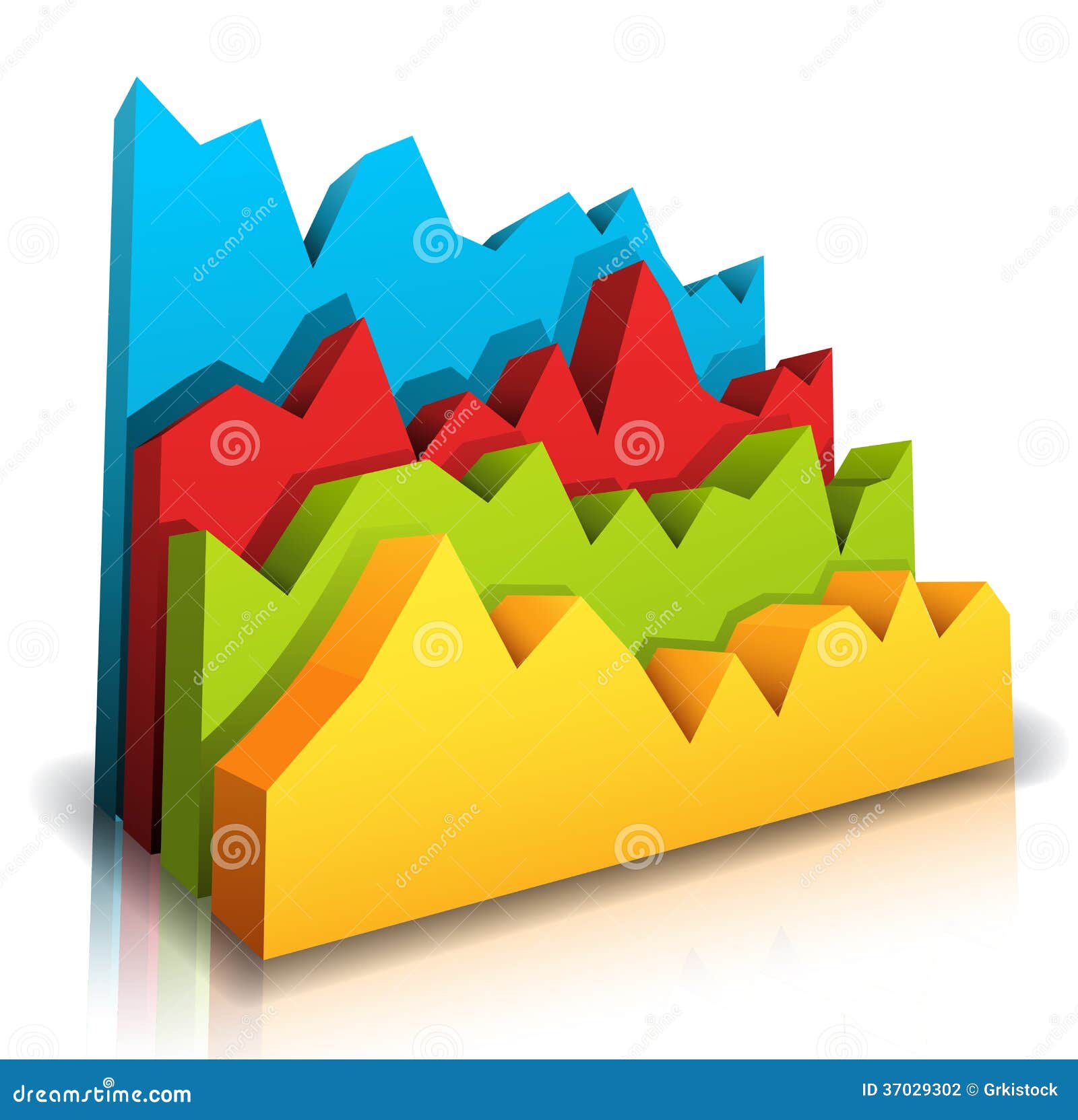 Graph stock vector. Illustration of charts, symbol, forecast - 37029302