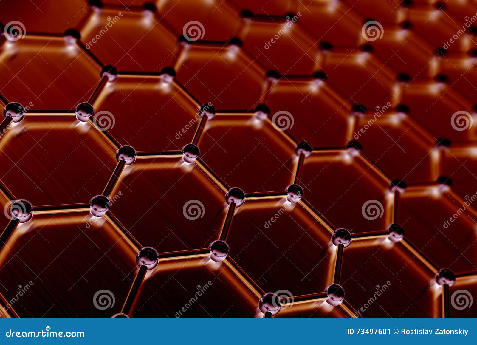Graphene Atomic Structure Royalty-Free Illustration | CartoonDealer.com ...