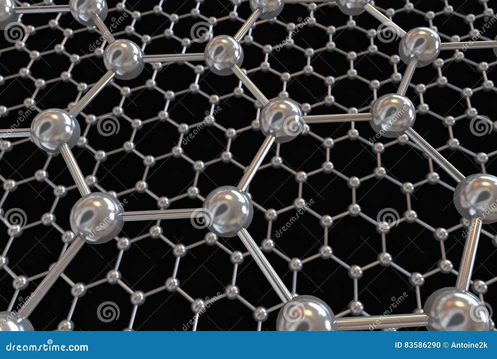 Graphene Electronic Carbon Atoms Illustration Stock Illustration ...