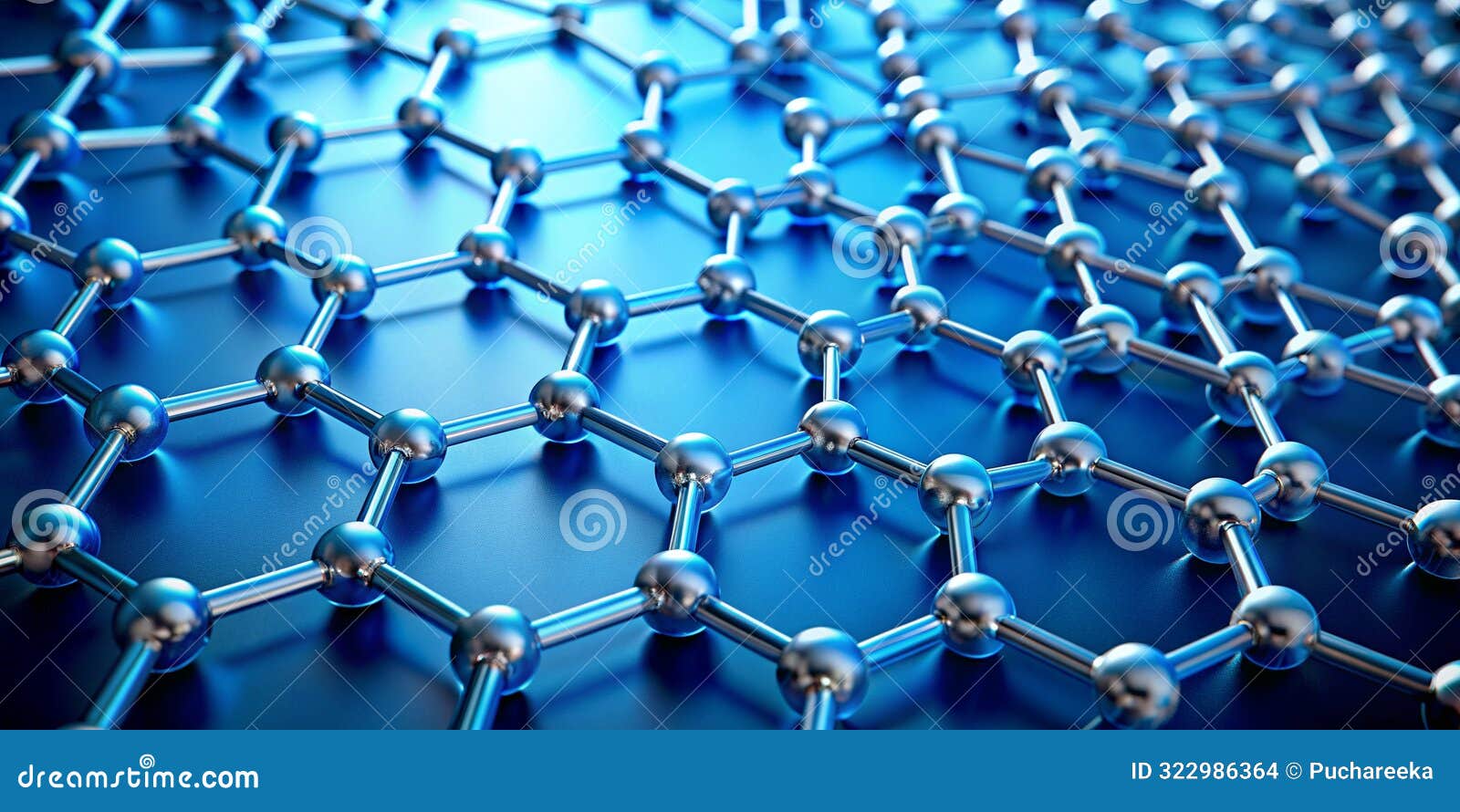 Graphene Hexagonal Lattice Nanostructure Made of Carbon Atoms Graphene ...
