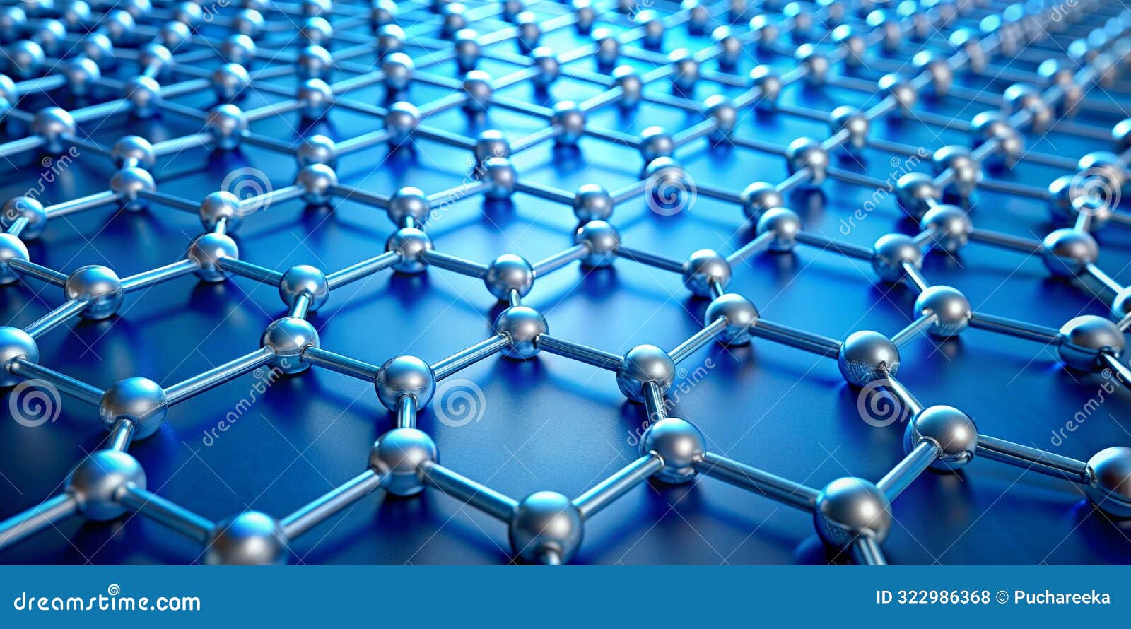 Graphene Hexagonal Lattice Nanostructure Made of Carbon Atoms Graphene ...
